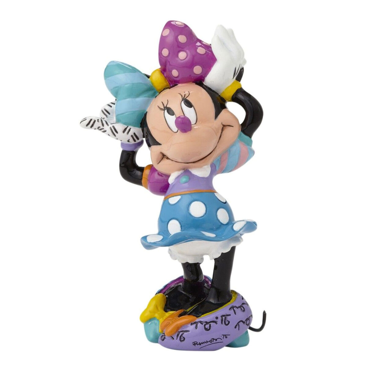 DISNEY BRITTO MINNIE MOUSE ARMS UP MINI FIGURINE - Mad Hatter Tea Shop