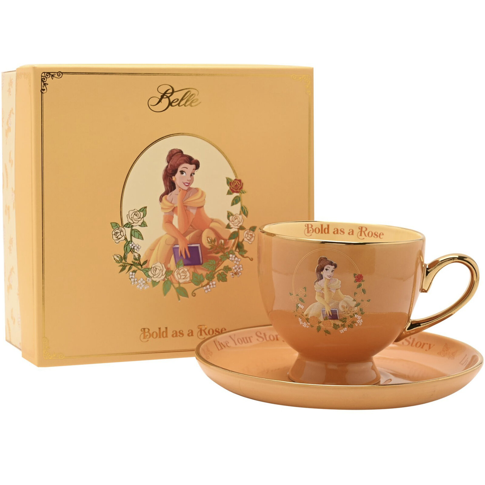 Disney Princess Tea Cup & Saucer Belle - Mad Hatter Tea Shop