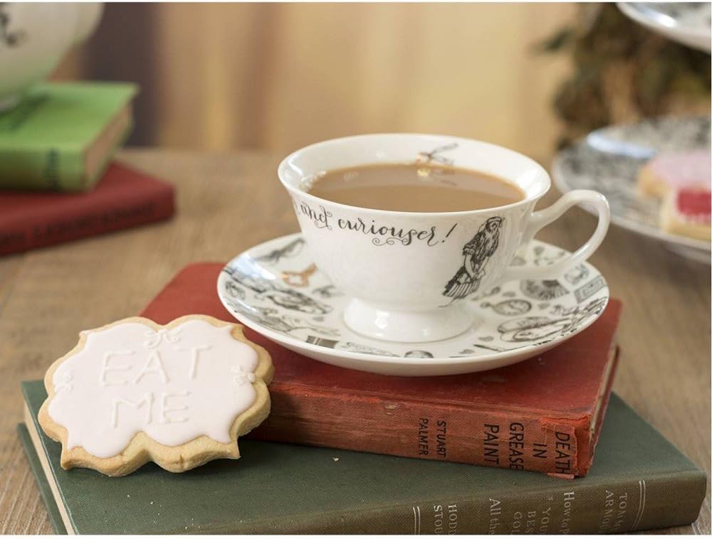 Alice in Wonderland Cup & Saucer - Mad Hatter Tea Shop