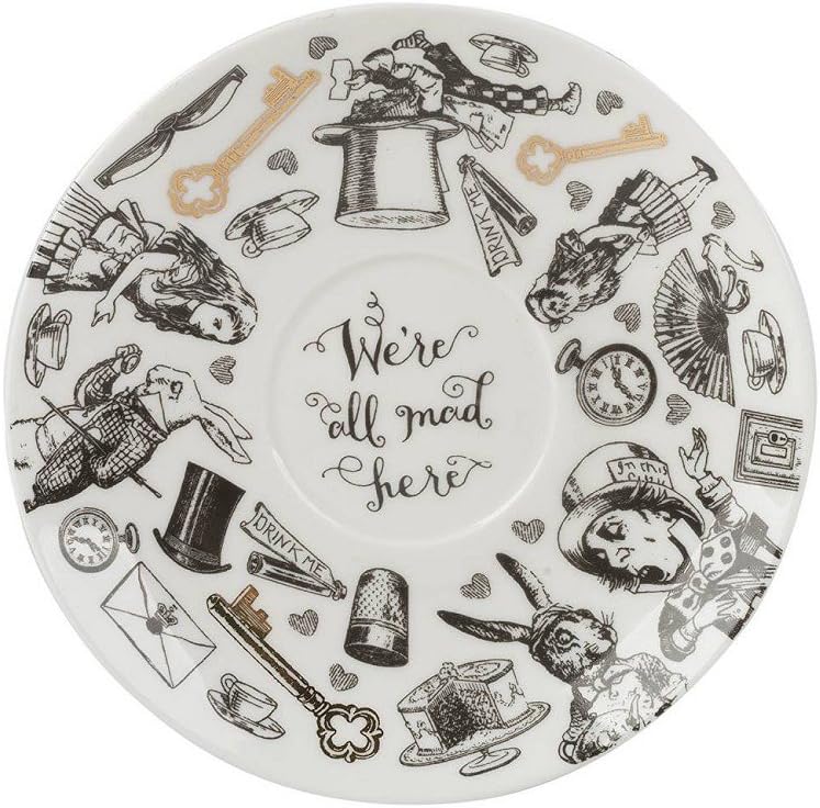 Alice in Wonderland Cup & Saucer - Mad Hatter Tea Shop
