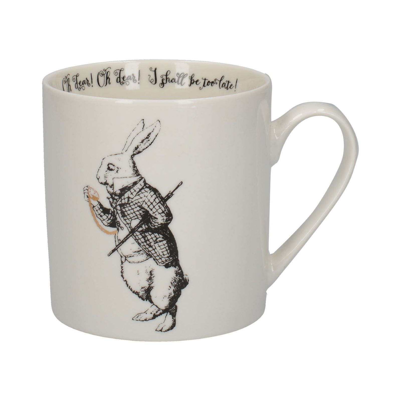 Alice in Wonderland Mug White Rabbit - Mad Hatter Tea Shop